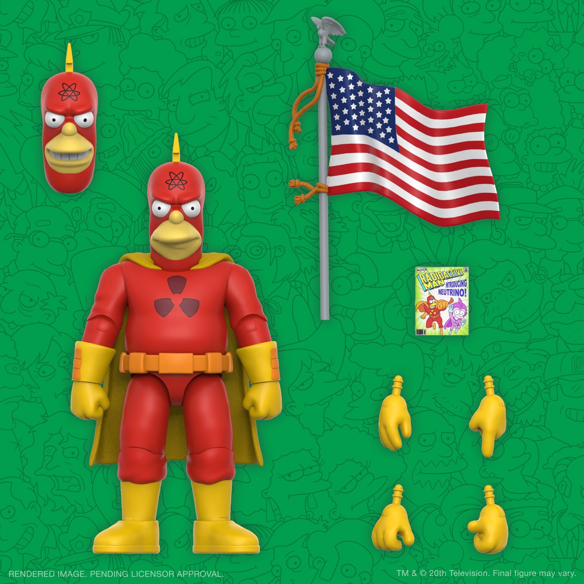 ULTIMATES THE SIMPSONS WAVE 4 RADIOACTIVE MAN — Toy Snowman