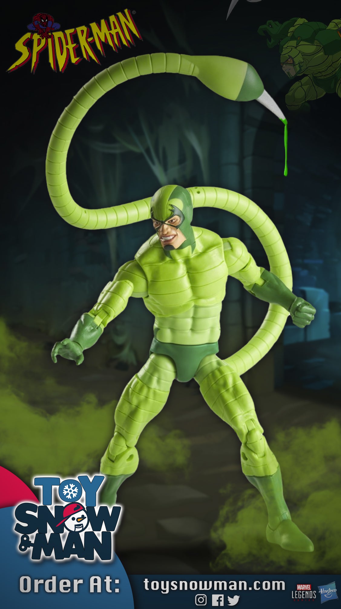 Marvel Legends Scorpion Retro spider-man | Toy Snowman