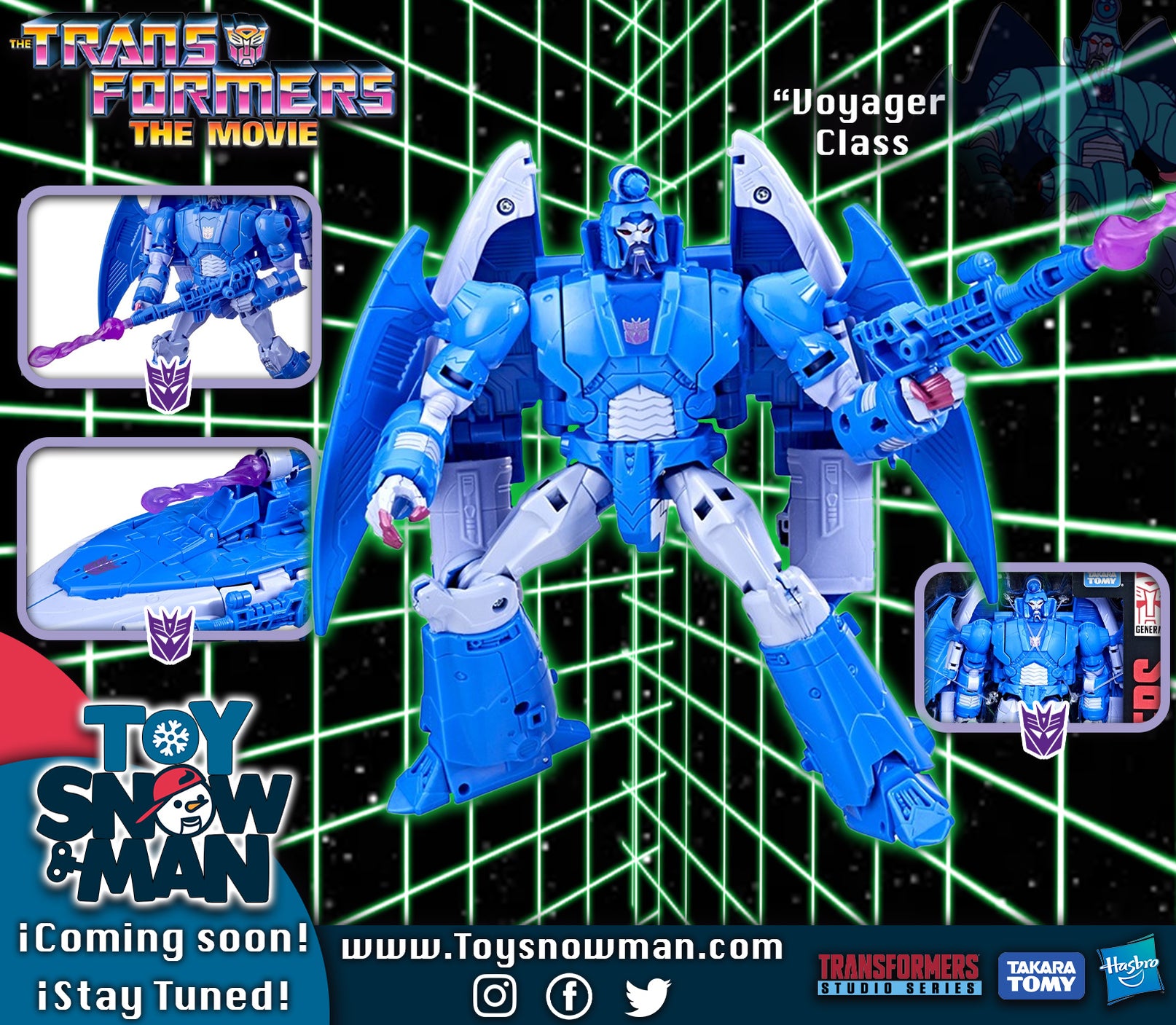 Sweep Transformers Studio Series 86-10 Voyager The Movie Decepticon ...