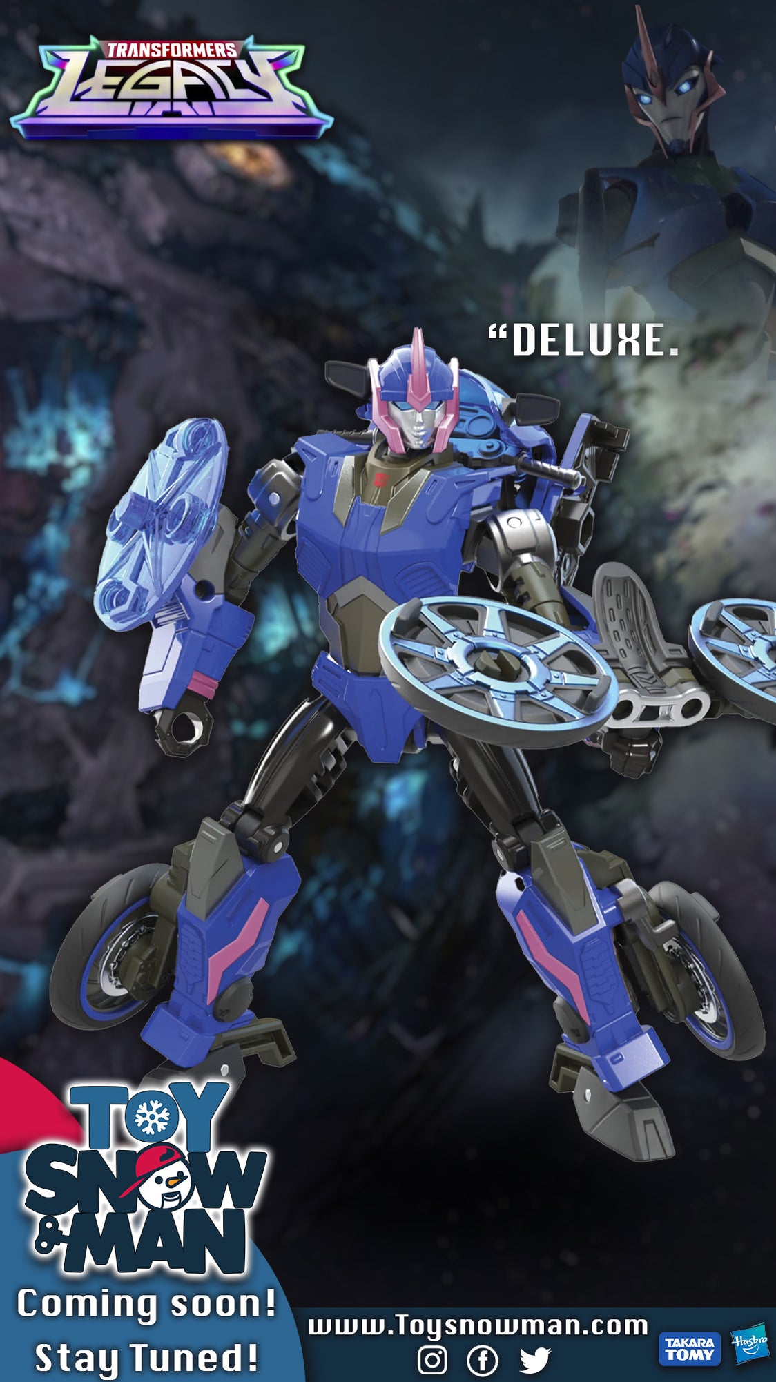 Transformers Legacy Deluxe Prime Universe Arcee — Toy Snowman
