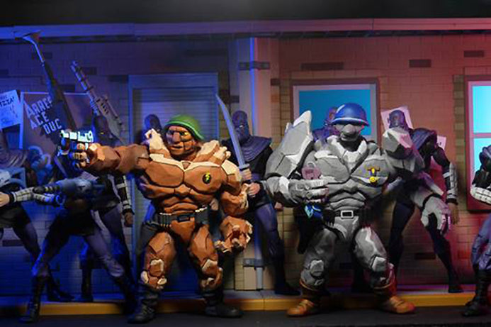 Neca TRAGG and GRANITOR teenage mutant ninja turtles — Toy Snowman