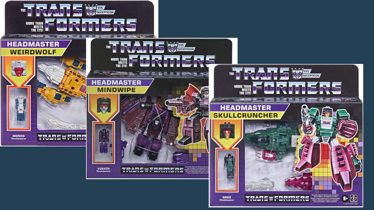 Transformers 2021 Modern Figure in Retro Packaging Decepticon Headmast ...