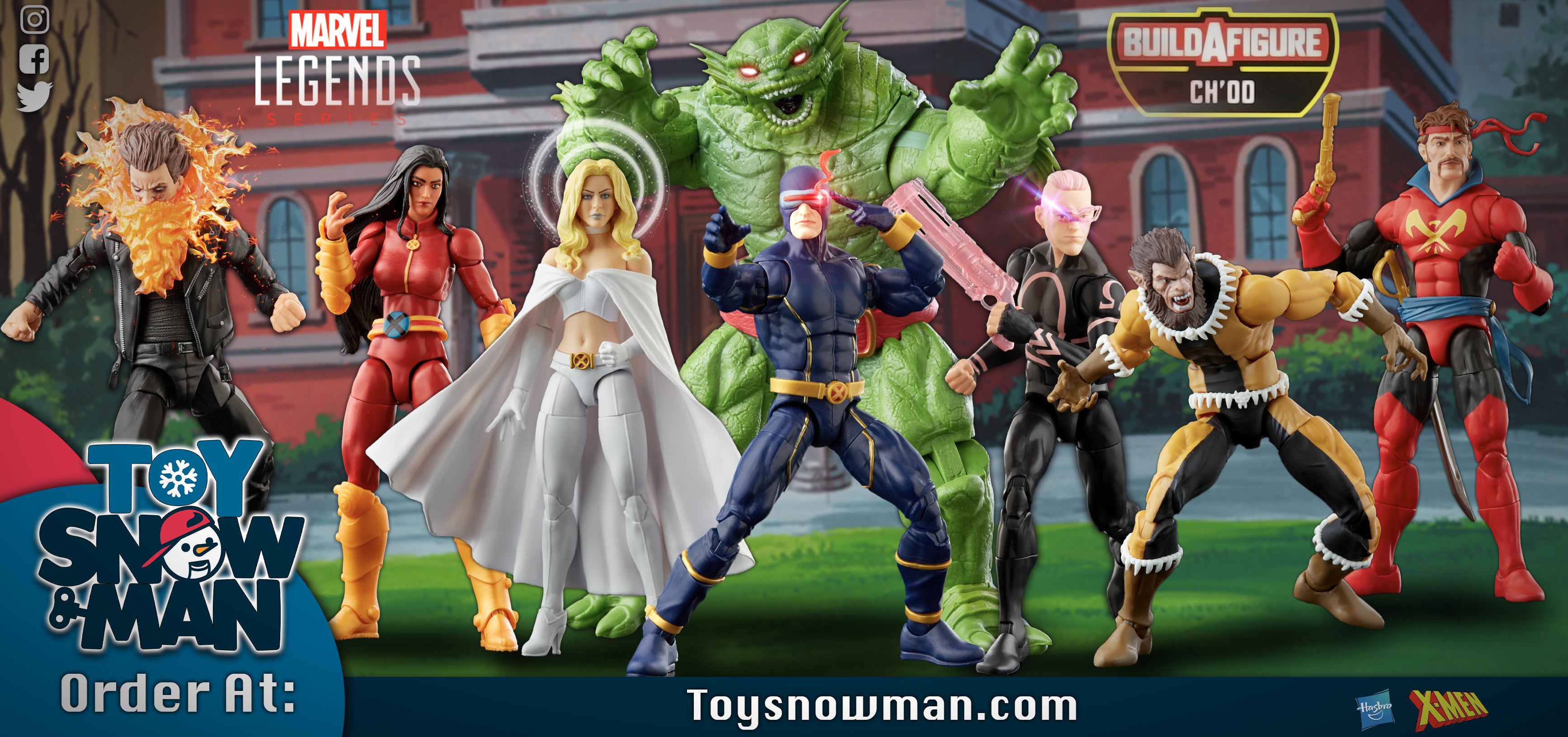 X-Men Marvel Legends - Ch'od BAF Wave SET — Toy Snowman