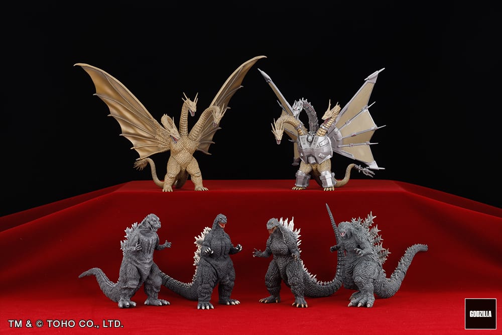 Godzilla Hyper Modeling EX Godzilla and Kaiju Wave 1 Box of 6 Figures ...