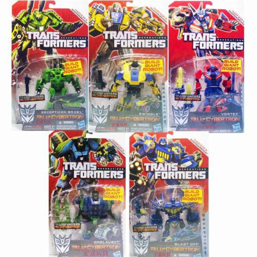 Hasbro TRANSFORMERS Fall Of Cybertron Bruticus 5 Set — Toy Snowman