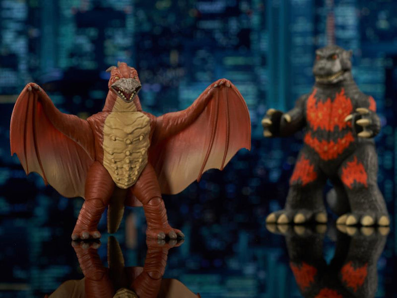 Godzilla Vinimates Burning Godzilla 1995 & Rodan Two-Pack — Toy Snowman