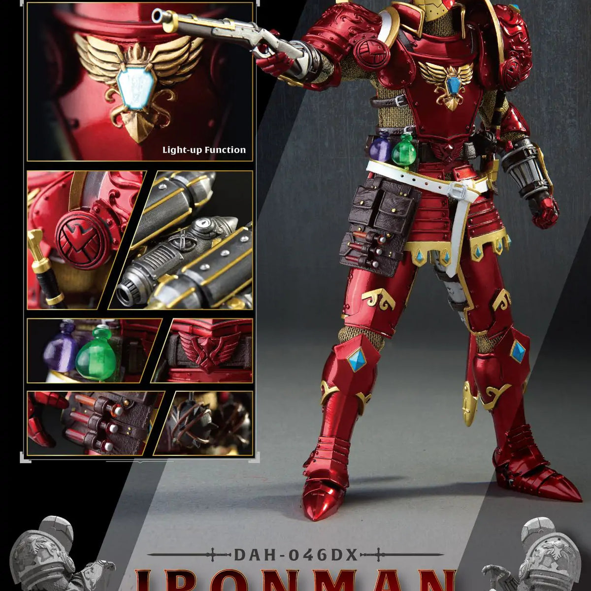 Iron Man - DX Medieval Knight - DAH-046 - Deluxe Version — Toy Snowman