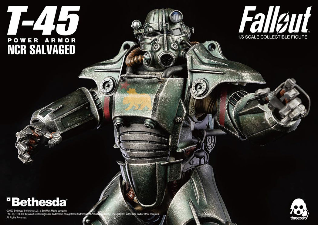 ThreeZero Fallout T-45 NCR Salvaged Power Armor — Toy Snowman