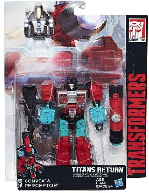 Transformers Generations Titans Return Convex & Perceptor Deluxe Actio ...